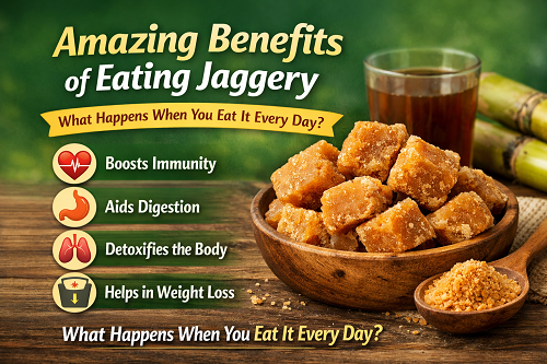 Amazing Benefits of Eating Jaggery–What Happens When You Eat